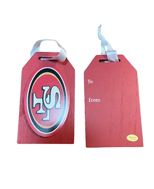 San Fran 49ers Gift Tag